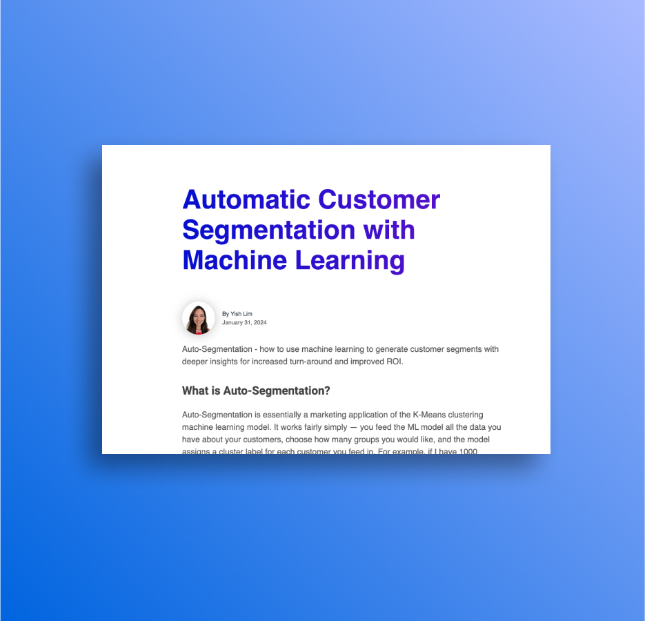 Utilizing Audience Segmentation Software - Treasure Data