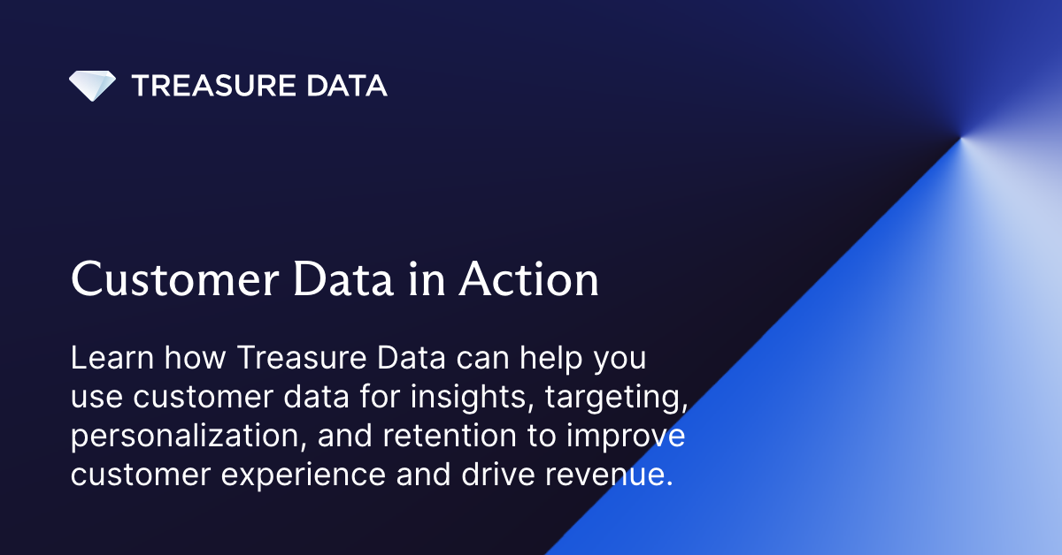 Les données clients en action - Treasure Data