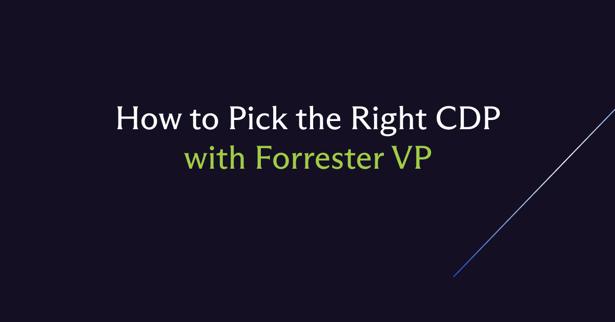 How to Pick the Right CDP with Forrester VP - Treasure Data