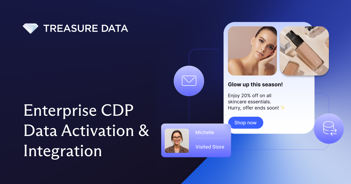 Activation et intégration des données CDP entreprise - Treasure Data