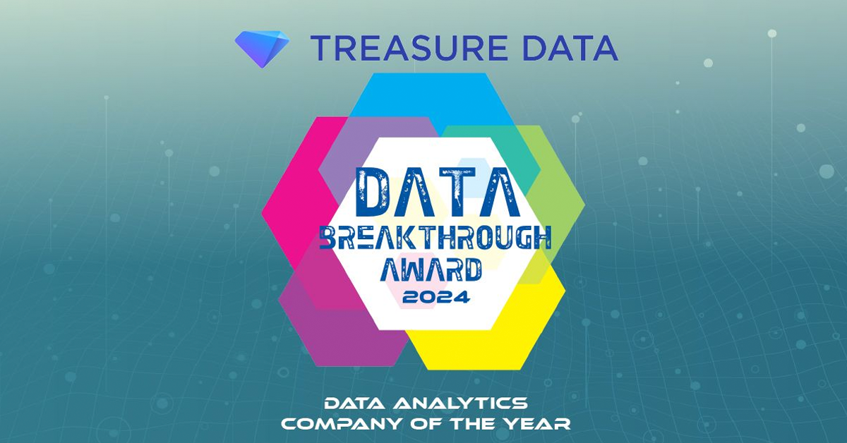 Treasure Data Wins Best Data Analytics Company - Treasure Data Treasure Data Wins Best Data Analytics Company - Treasure Data