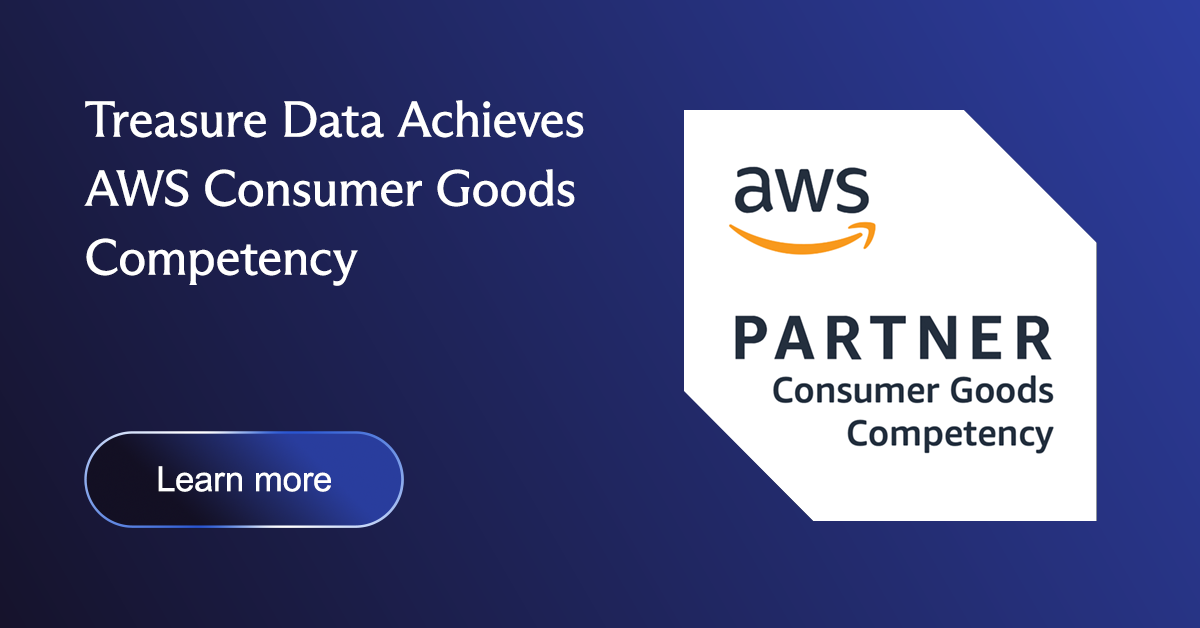 Treasure Data Achieves the AWS Consumer Goods Competency